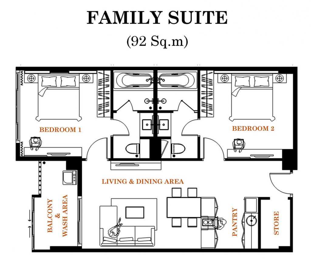 Family Suite – Jasmine Resort Sriracha